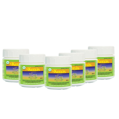 Borobudur Herbal Kenis 100 Pil untuk Obat Diabetes