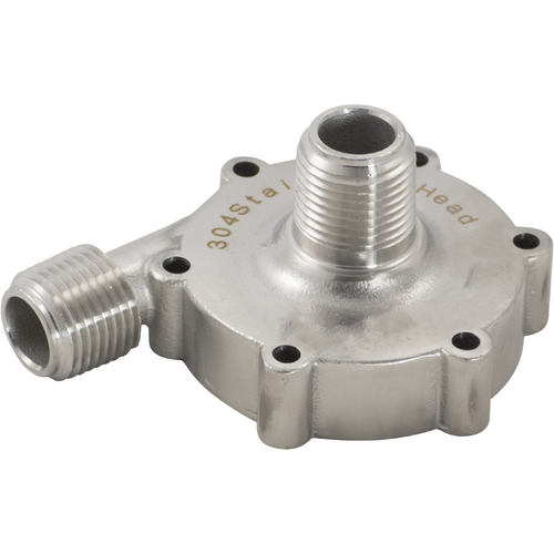 Stainless Steel Pump Head for MKII Pump - My Brew Supply