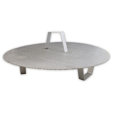 STAINLESS STEEL FALSE BOTTOM W/ LEGS FOR 16 GAL POTS/KETTLES