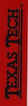 Texas Tech Ribbon | Red Raiders | Football College Ribbon
