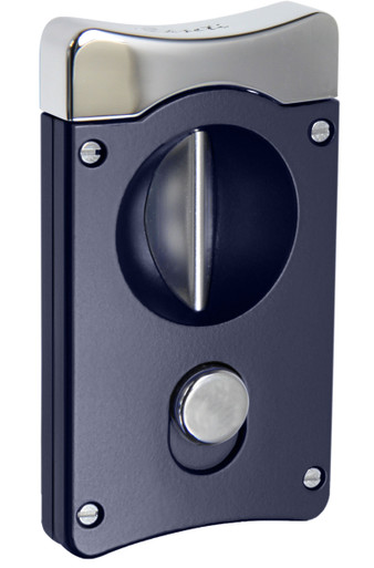 Caseti Wedge V Cigar Cutter - Blue - CACU137BL - Visol