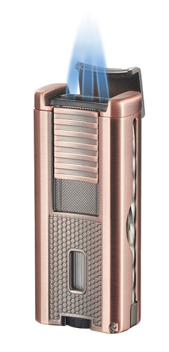 Visol Striker Triple Torch Flame Lighter with Cigar Poker - Bronze ...