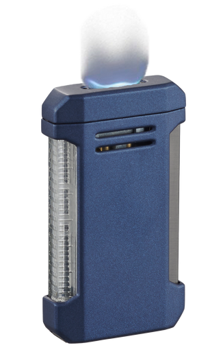 Visol Vinson Flat Torch Flame Lighter with Cigar Punch - Blue - VLR4 ...