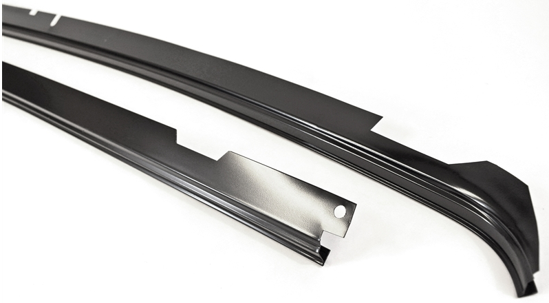 1968-1969 Chevelle & Malibu Upper Steel Drip Rails Sold As A Pair | BSP