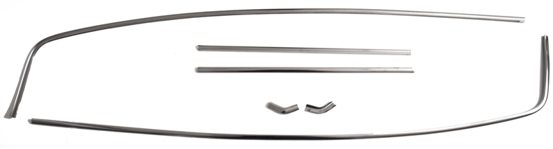 1970-1972 Chevelle & 1970-1972 Skylark Chrome Drip Rail Molding Set ...