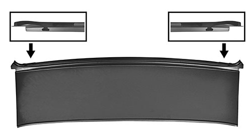 1966-1967 Pontiac GTO Convertible Rear Deck Filler Panel | Body Shop Price