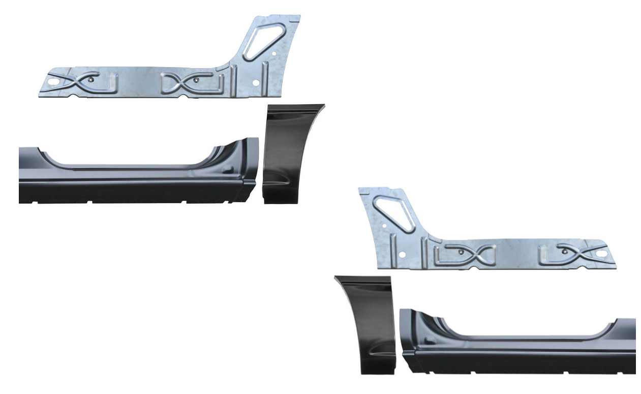 2000-2006 Suburban / Avalanche & Yukon Xl Rear Inner/ Outer Rocker ...