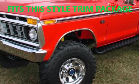 1973-1979 Ford Styleside Pickup & 1978-1979 Bronco Wheel Opening ...