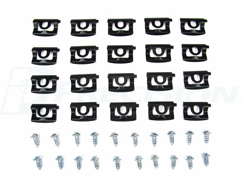 1968-1970 Charger Rear Window Clip Set - Body Shop Price