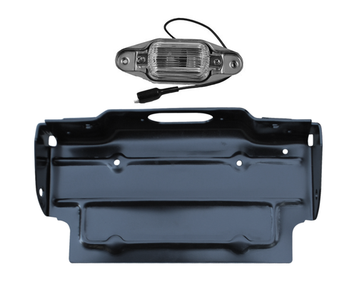 1967-1987 Chevy & Gmc Truck Rear License Plate Frame With Lamp | Body ...