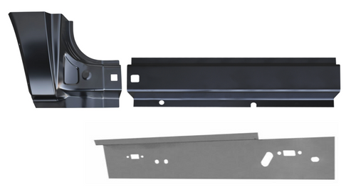 Rh 2000-2005 Ford Excursion Rear Door Inner/Rocker And Dogleg 3 Piece ...