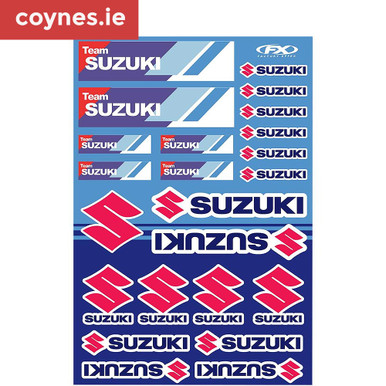 Suzuki Decal Sticker Sheet