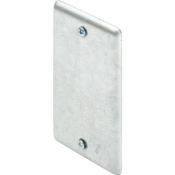 Steel Single Gang Handy Box Blank Plate - 2-1/4W X 4-1/4"H
