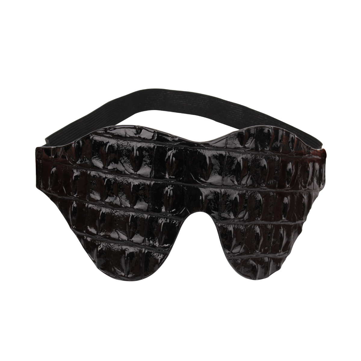 "RELOJ LOVE IS BLIND - Alligator Pattern PU Blindfold | DOXXES Adult Toys"