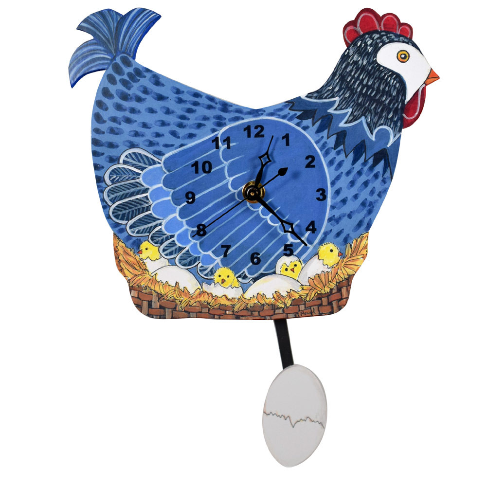 Mother Hen Pendulum Clock | Kitchen Chicken