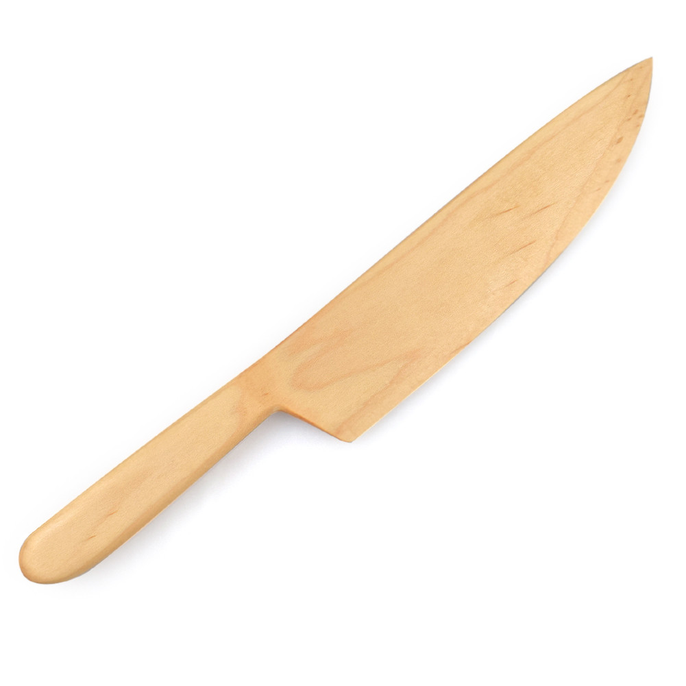 American Hardwood Utensils: 12" Wood Veggie/Lettuce Knife