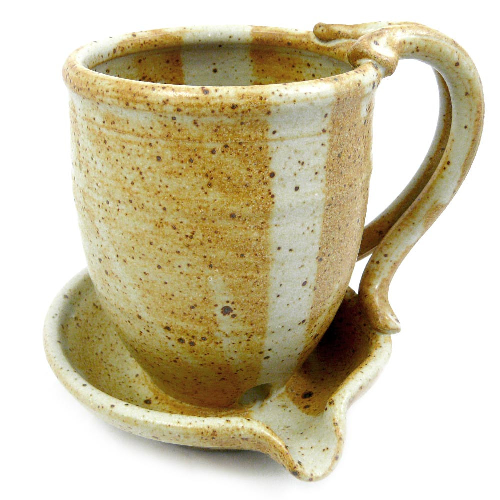 Stoneware Bacon Cooker Mug | Microwave Pour Grease Out