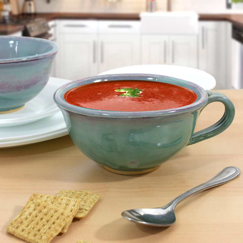 Orchid Green Pottery Collection: Chowder Mug