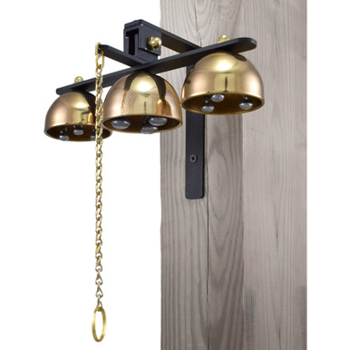 Visitor Bell Trio for Patio, Shop Door, or Garden Gate | Made in USA