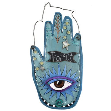 Evil Eye Spirit Hand Wall-Hung Blessing 'Protect' Version