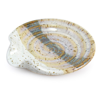 Cottage Pearl Pottery Collection: Kitchen Spoon Rest