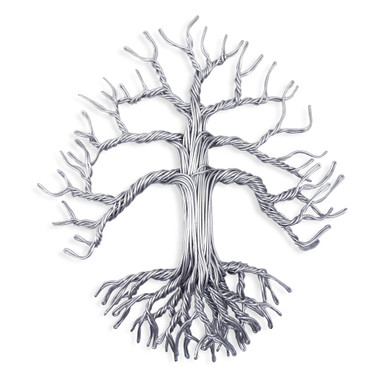 Aluminum Wire Tree of Life Wall Sculpture | Indoor Outdoor