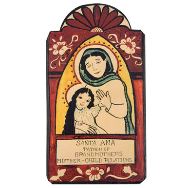 Retablo Plaque - Santa Ana (Saint Anne), Patron Saint of Mothers ...