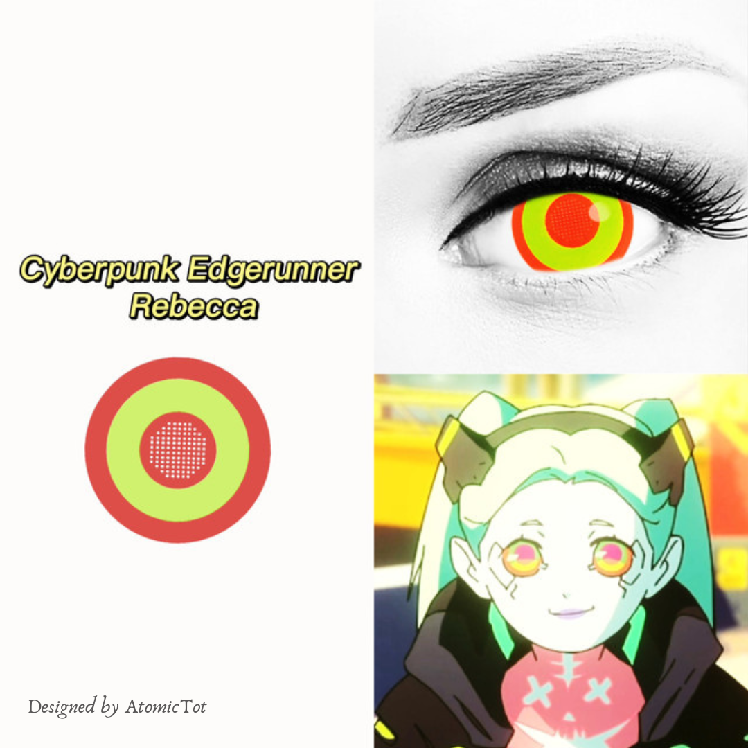 Cyberpunk Edgerunners Lucy Violet Halloween Costume Contacts (Rx ...