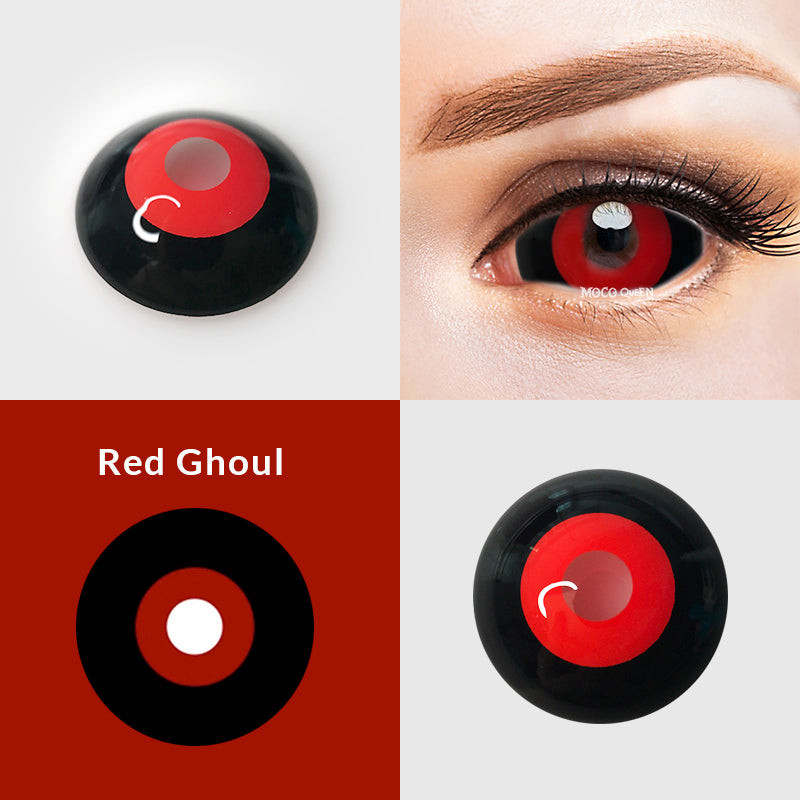 Black Sclera Contacts Lenses | Black 22mm Full Eye Contacts Lens ...