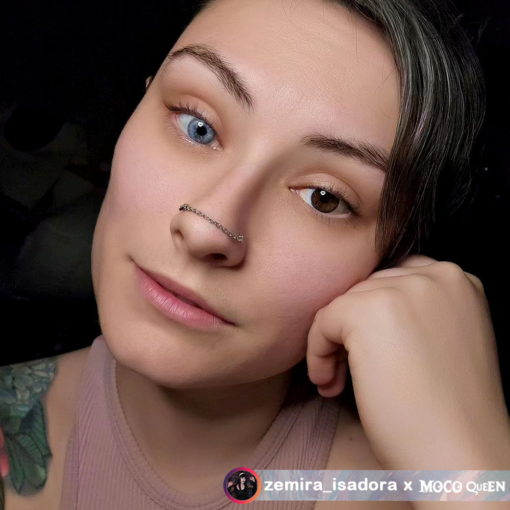 Sydney Icy Blue Designer Contacts | MocoQueen