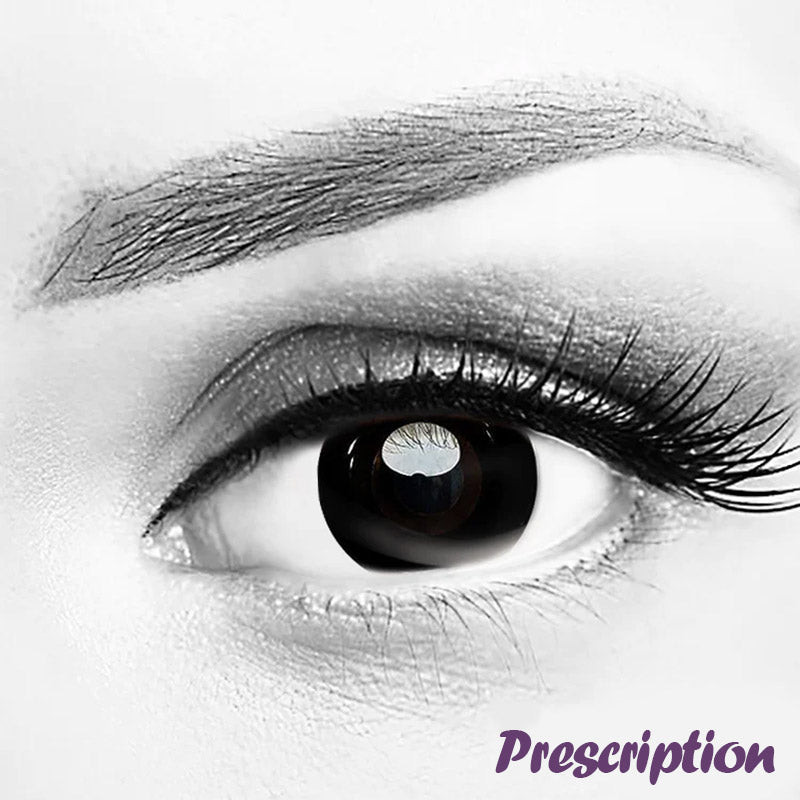 Black Colored Contacts | Black Out Colored Contacts | All Black Colored ...