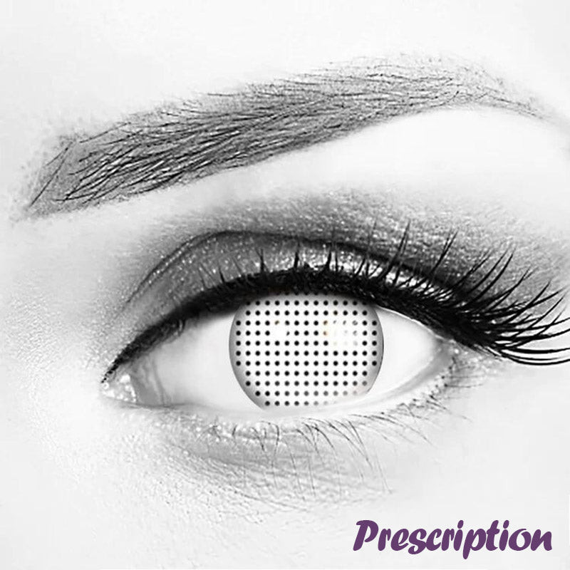 Halloween White Colored Contacts | Zombie Lenses | Scary White Contacts
