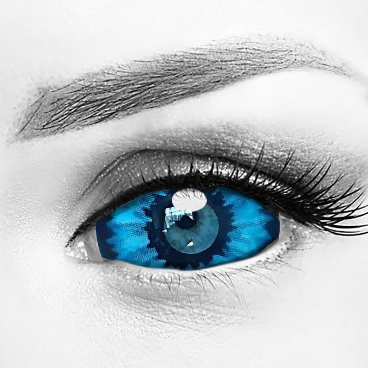 Black Sclera Contacts Lenses | Black 22mm Full Eye Contacts Lens ...