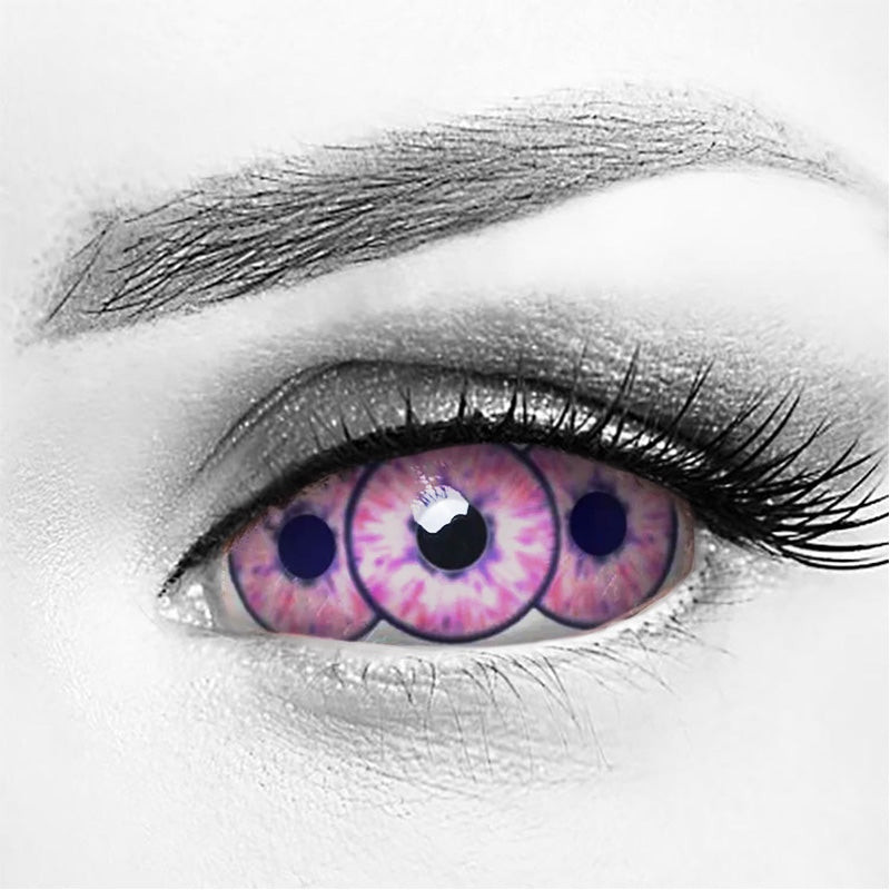 Black Sclera Contacts Lenses | Black 22mm Full Eye Contacts Lens ...
