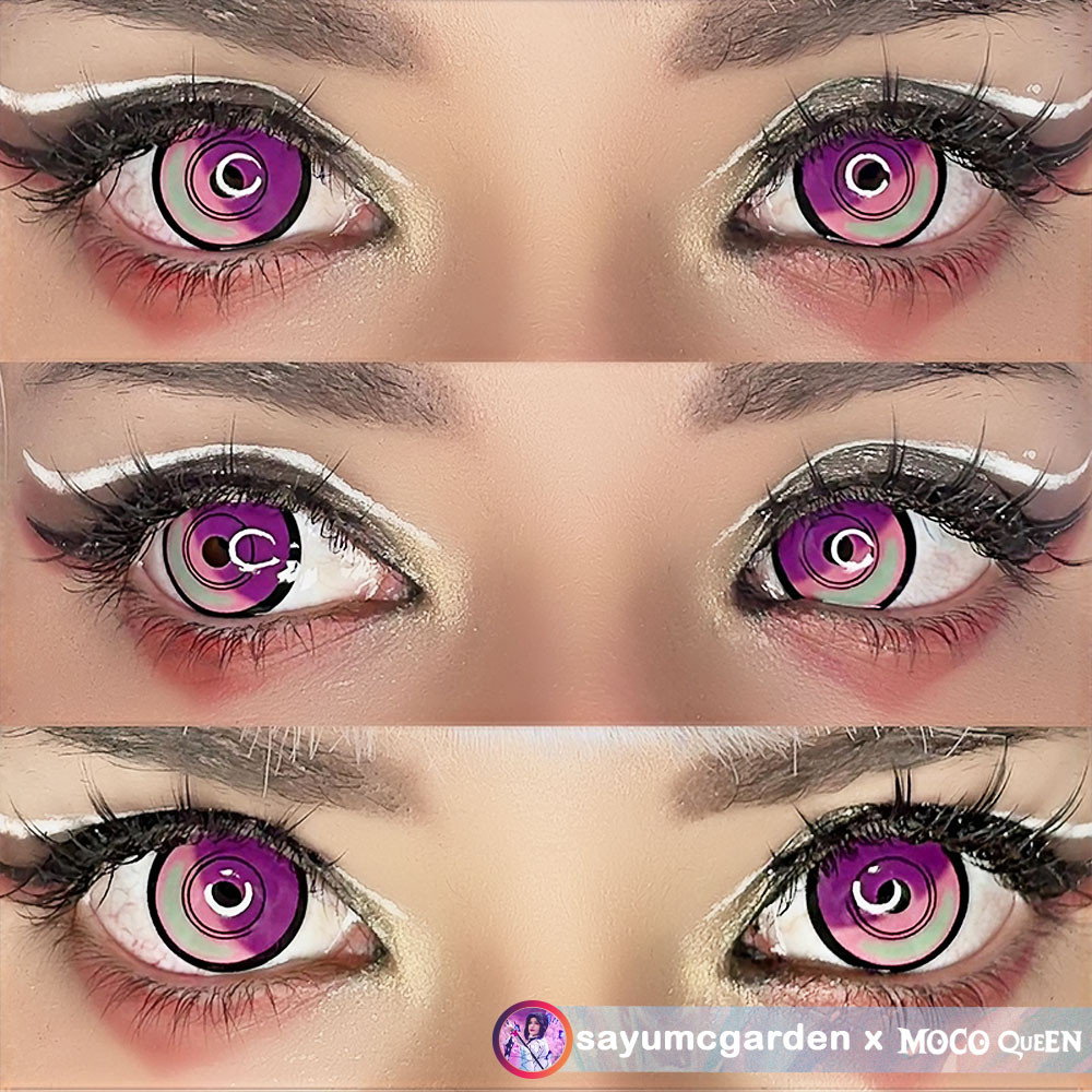 Cyberpunk Edgerunners Rebecca Red Green 17mm Mini Sclera Halloween ...