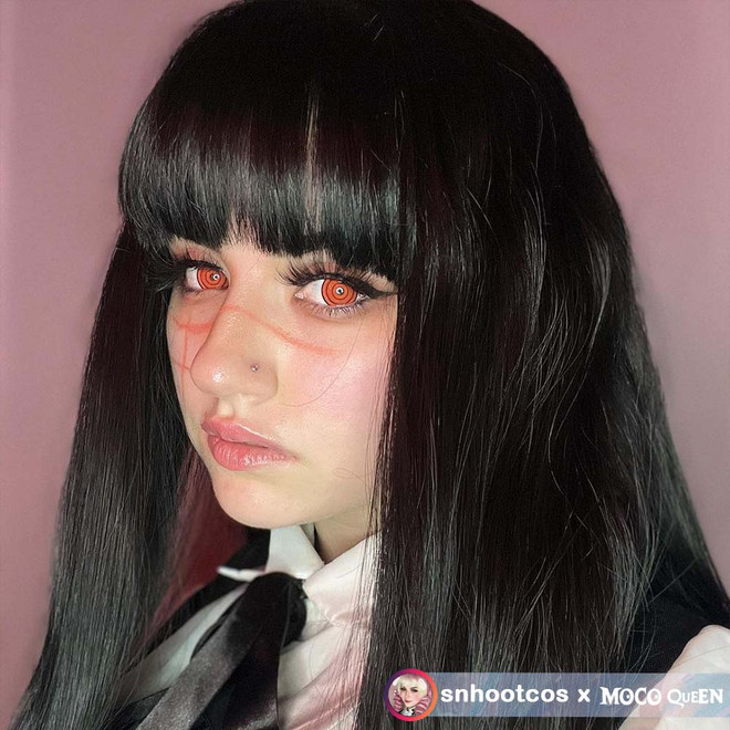 Asa Mitaka Red Halloween Costume Contacts | MocoQueen