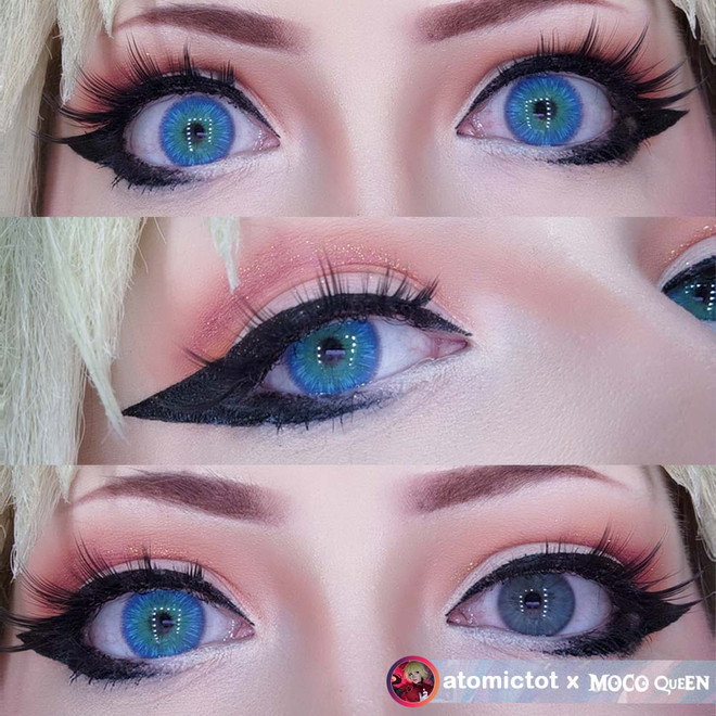 Minnesota Blue Designer Contacts | MocoQueen