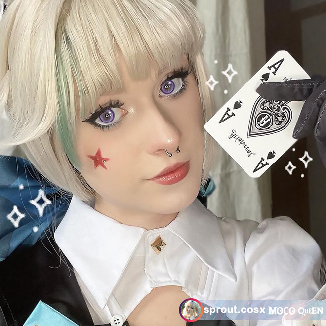 Magic Pop Bright Violet Anime Costume Contacts | MocoQueen-14.2mm, 3 ...