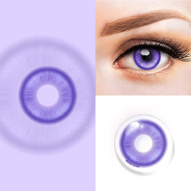 Magic Pop Bright Violet Anime Costume Contacts (Rx) | MocoQueen-14.2mm ...
