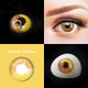 Yellow Contact Lenses | Anime Yellow Eye Contacts | Yellow Colored Contacts