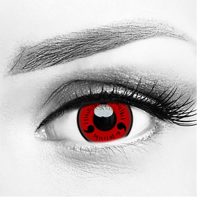 Three Magatama Anime Colored Contacts | MocoQueen-14.5mm, 3 Months Use