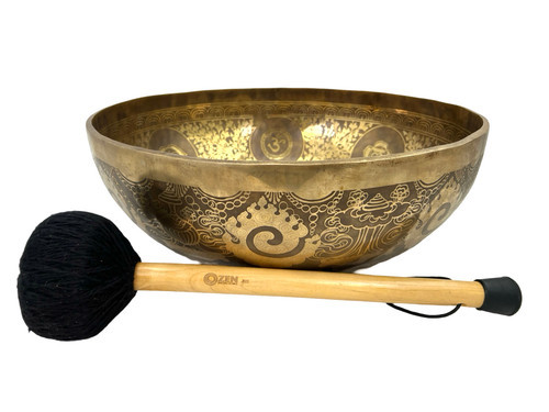 Zen Grounding 10920 Gram G#/C# Note Singing Bowl 20" #ztg10920