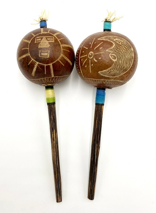 Peruvian Sun and Moon Rattle