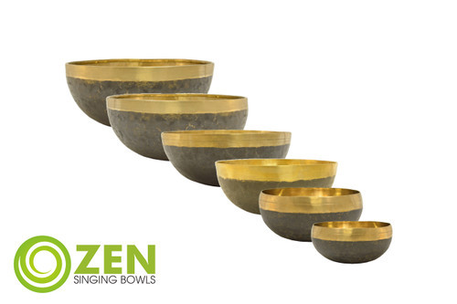 5-11.25" 6-Note Zen Master Meditation Series Singing Bowl Set -set14 ...