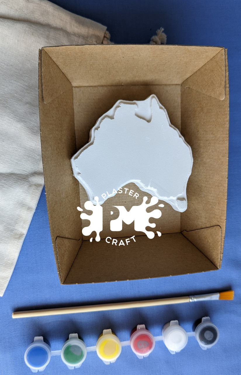 Map Of Australia Plaster Small Gift Pack