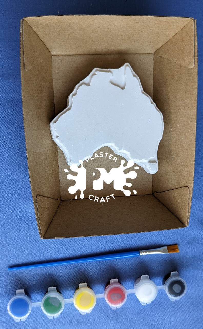 Map Of Australia Plaster Small Gift Pack