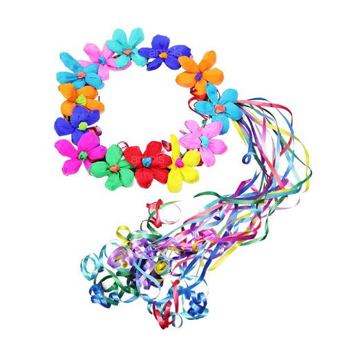 Multicolor Flower Crown | Fiesta Party Supplies