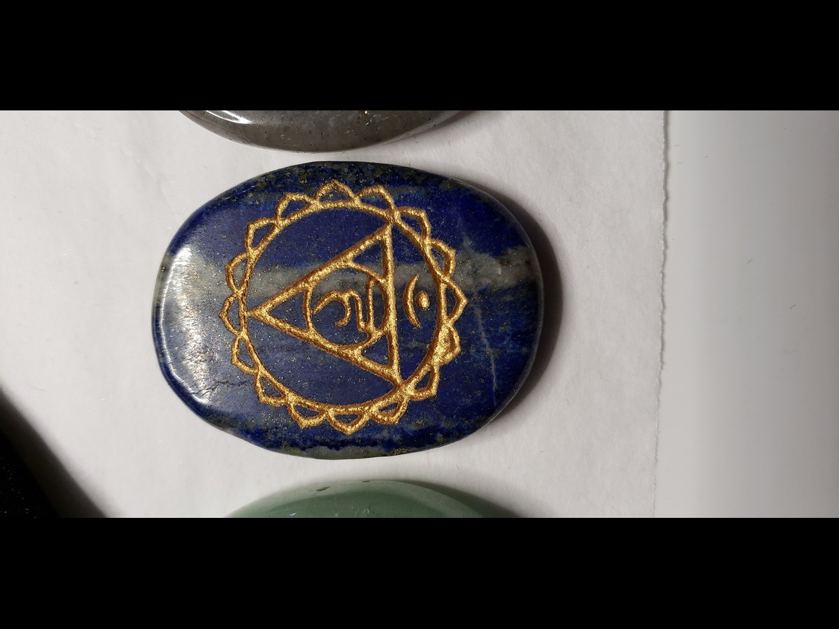 Palm Stone Reiki Set - Oval Chakra Set - StarStuff.Rocks