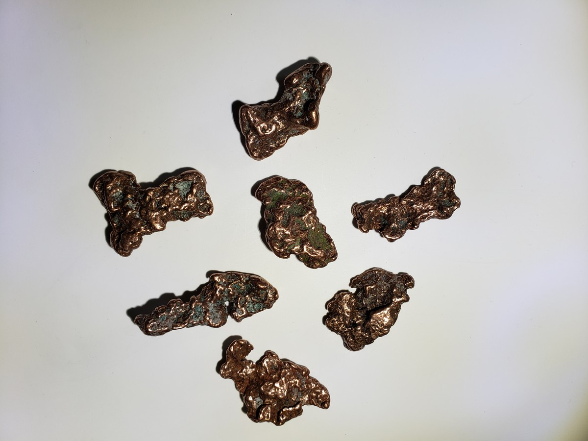 Natural Native Copper Tumbled Nuggets; up to 3/4" - 1/2 lb. - StarStuff ...