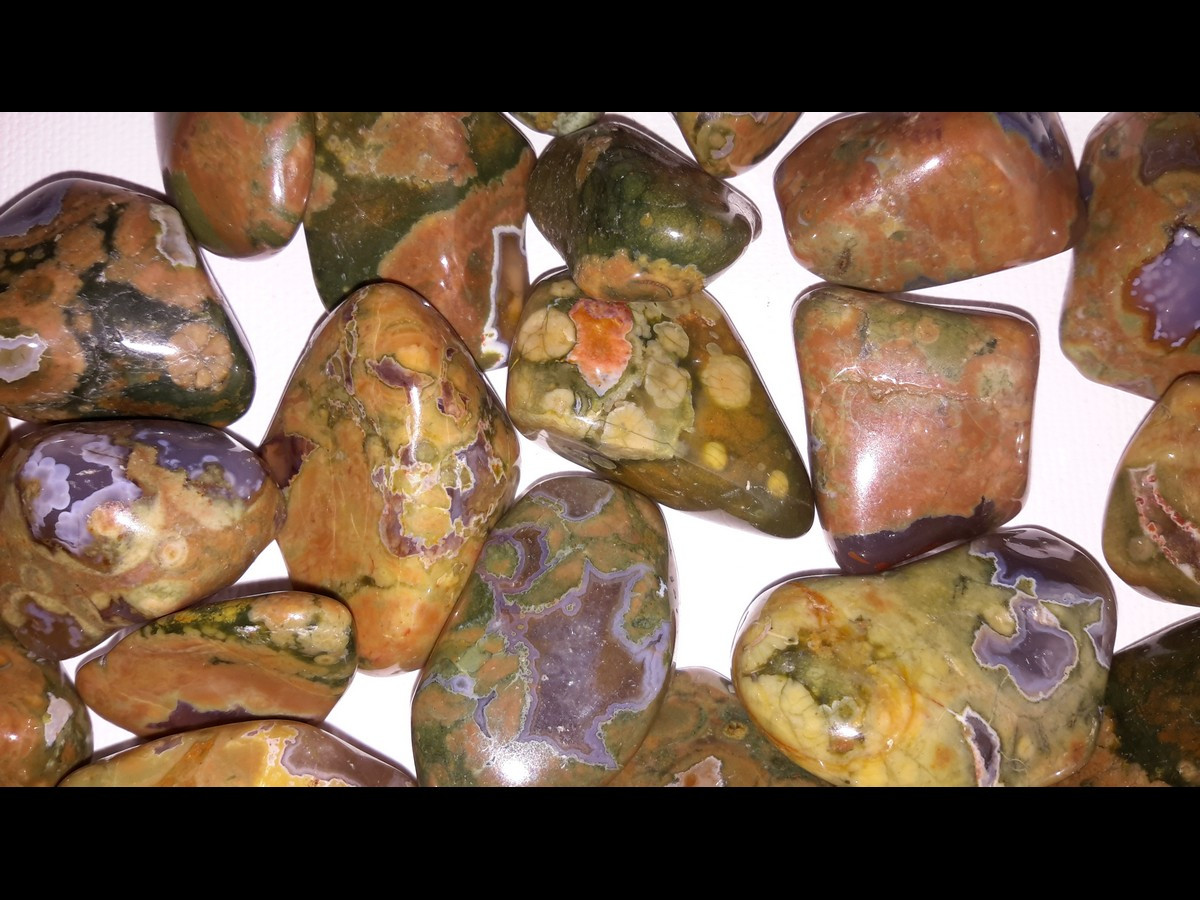 Rhyolite Tumbled Stone - by the pound - StarStuff.Rocks